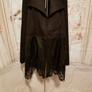 VENUS | Jackets & Coats | Nwot Venus Black Jacket With Faux Leather ...
